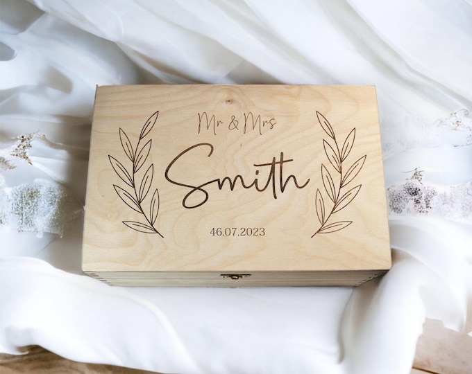 Personalized Wedding Box | Gifts for Girlfriend, Boyfriend | Engagement ...