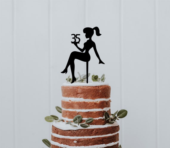 T1014 Cake Topper Cake Topper Number Birthday Cake | Etsy