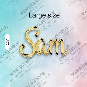 Cake Name Topper | Cake Topper | Custom Cake Toppers | Cake Charms ...