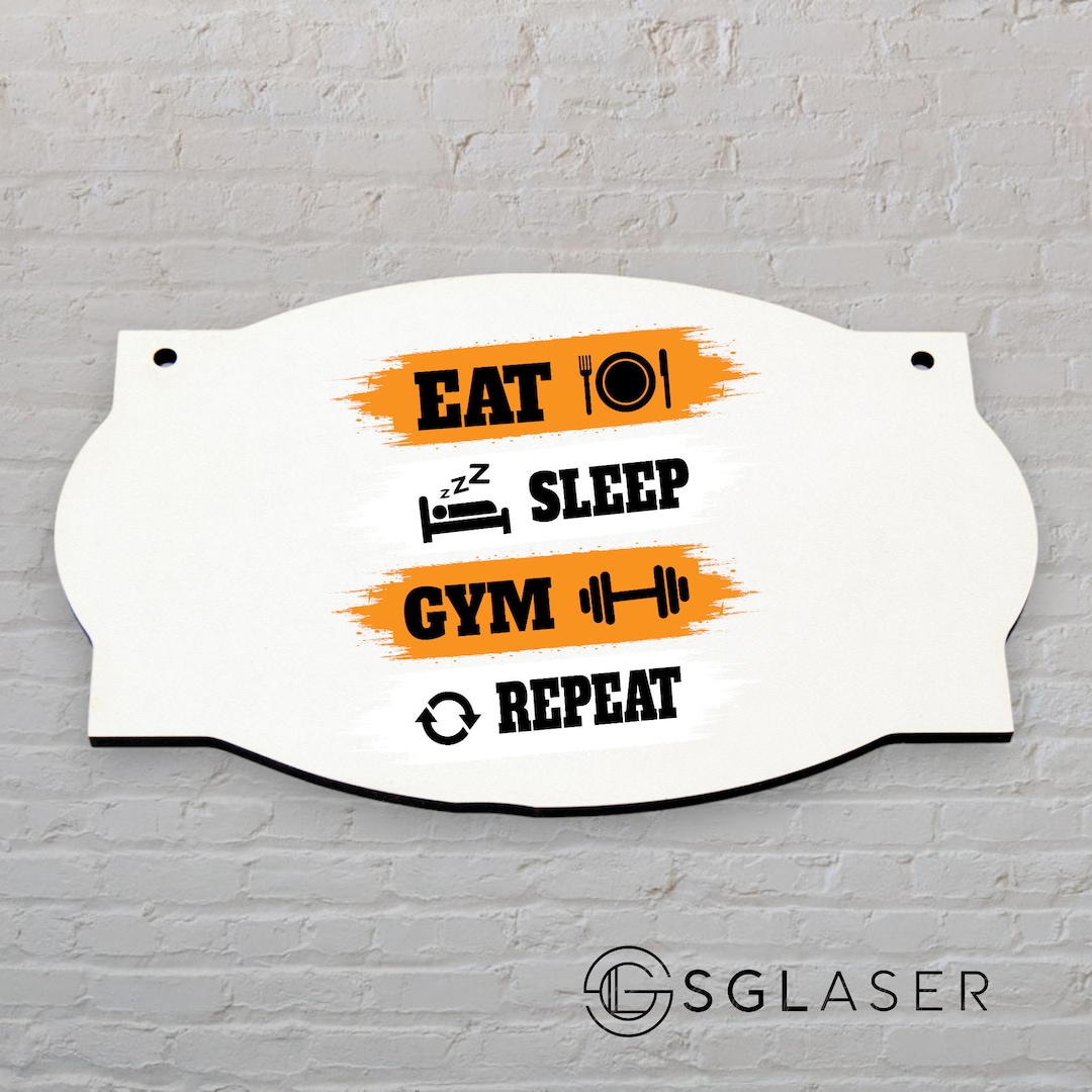 Hanging Sign - White MDF - Sublimation Blanks, Eco Friendl, Single ...
