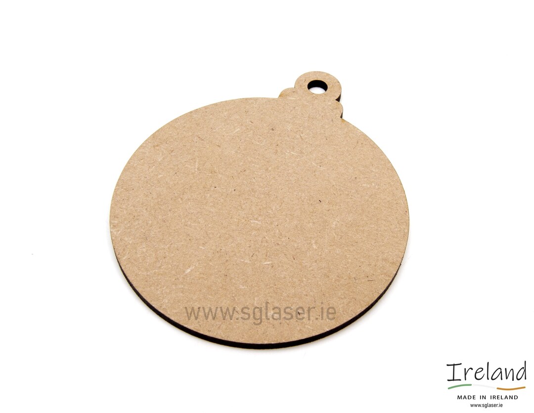 Christmas Baubles Blank Bauble Shape for Craft Christmas Craft Shape ...