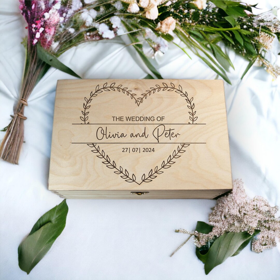 Personalized Memory Box | Wedding Box | Engagement Gifts for Couples ...