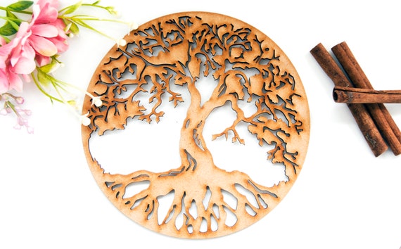 T310 Frame Tree Frames Crafts MDF Tree Family Tree Wood - Etsy