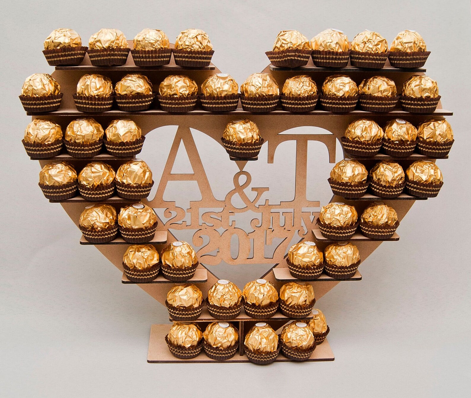 Personalised Ferrero Rocher Wedding Display Stand Ferrero - Etsy