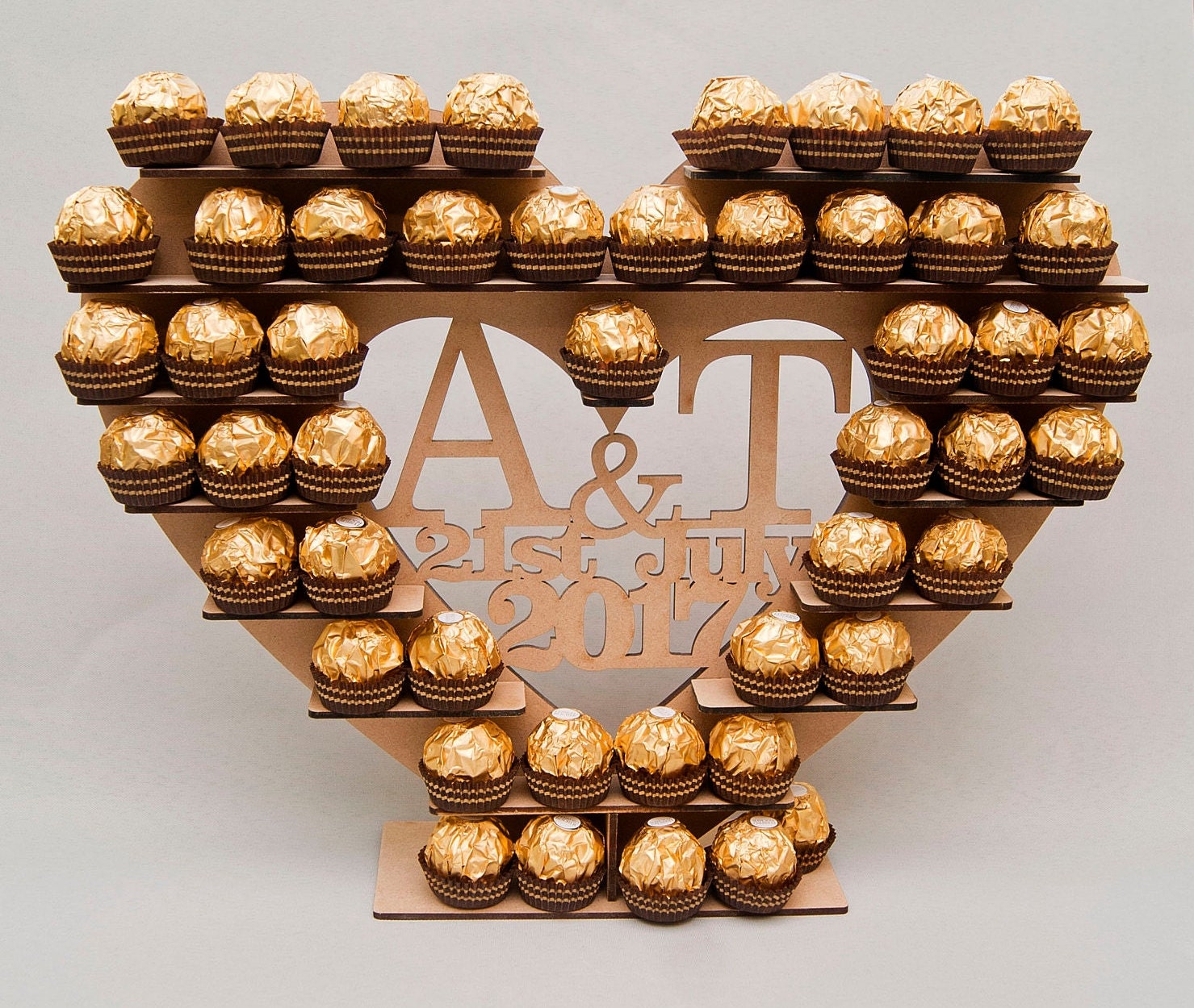 Personalised Ferrero Rocher Wedding Display Stand Ferrero - Etsy
