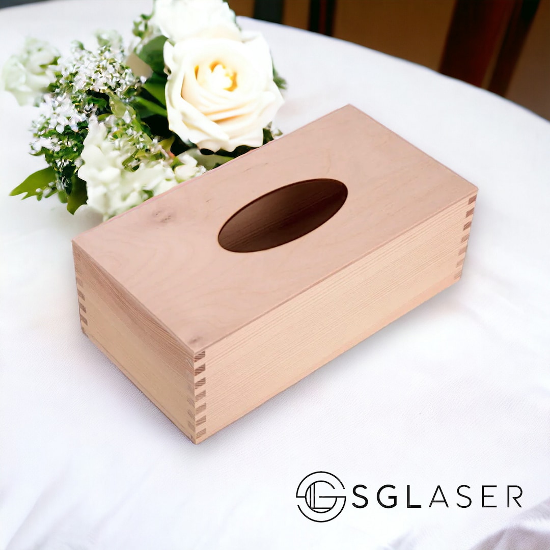 Wooden Tissue Box 25,5x13,5x9cm | Rectangle Tissue Box Cover ...