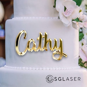 Cake Name Topper | Cake Topper | Custom Cake Toppers | Cake Charms ...