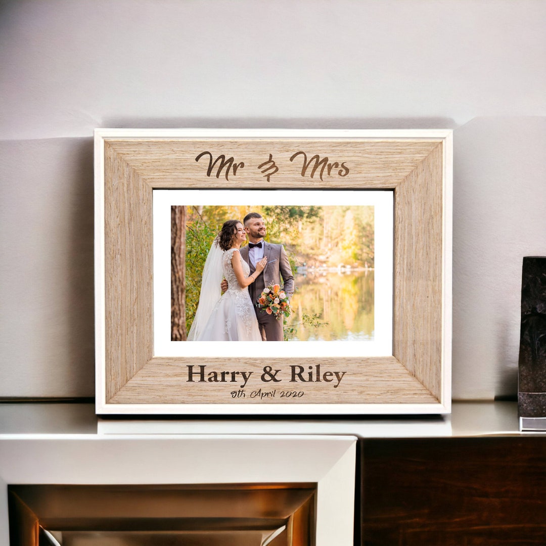 Personalised Frames for Wedding, Personalized Photo Frame, Custom Photo ...
