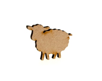 10x Wooden Ewe Standing Sheep Craft Shapes 3mm Plywood Animals - Etsy UK