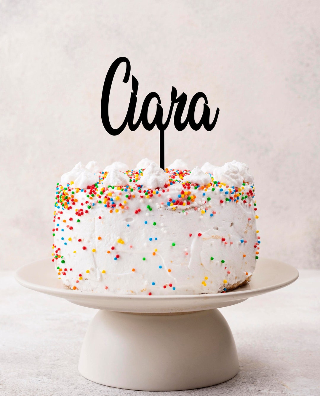 Personalised Cake Topper | Custom | Personalised Design Name Topper ...