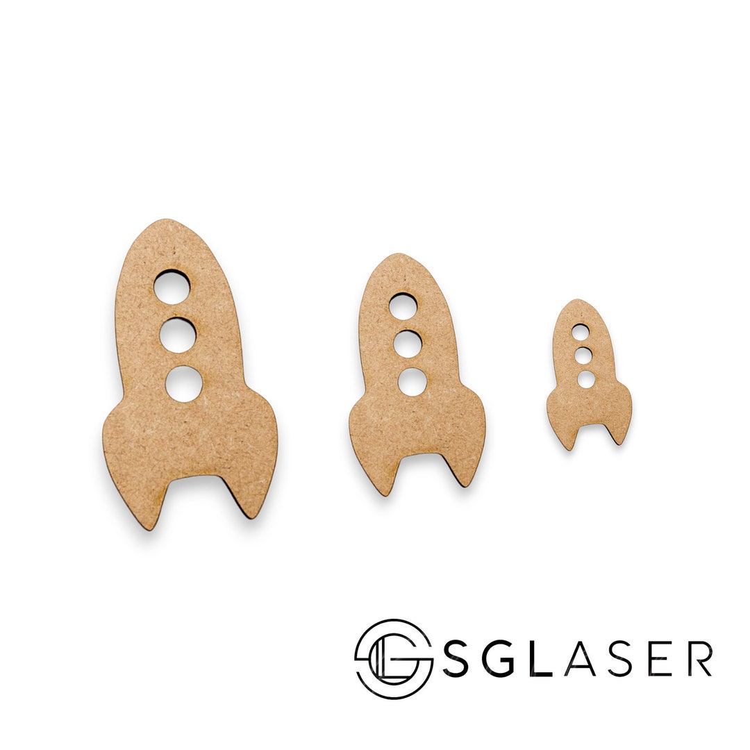 Wooden Rocket, Craft Supplies,diy Wedding, Wedding Decorations, Card ...