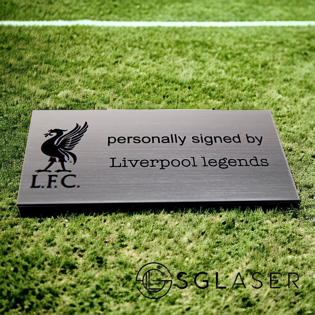 Liverpool Plaque, Liverpool Logo Laser Engraved, Door Plaque ...