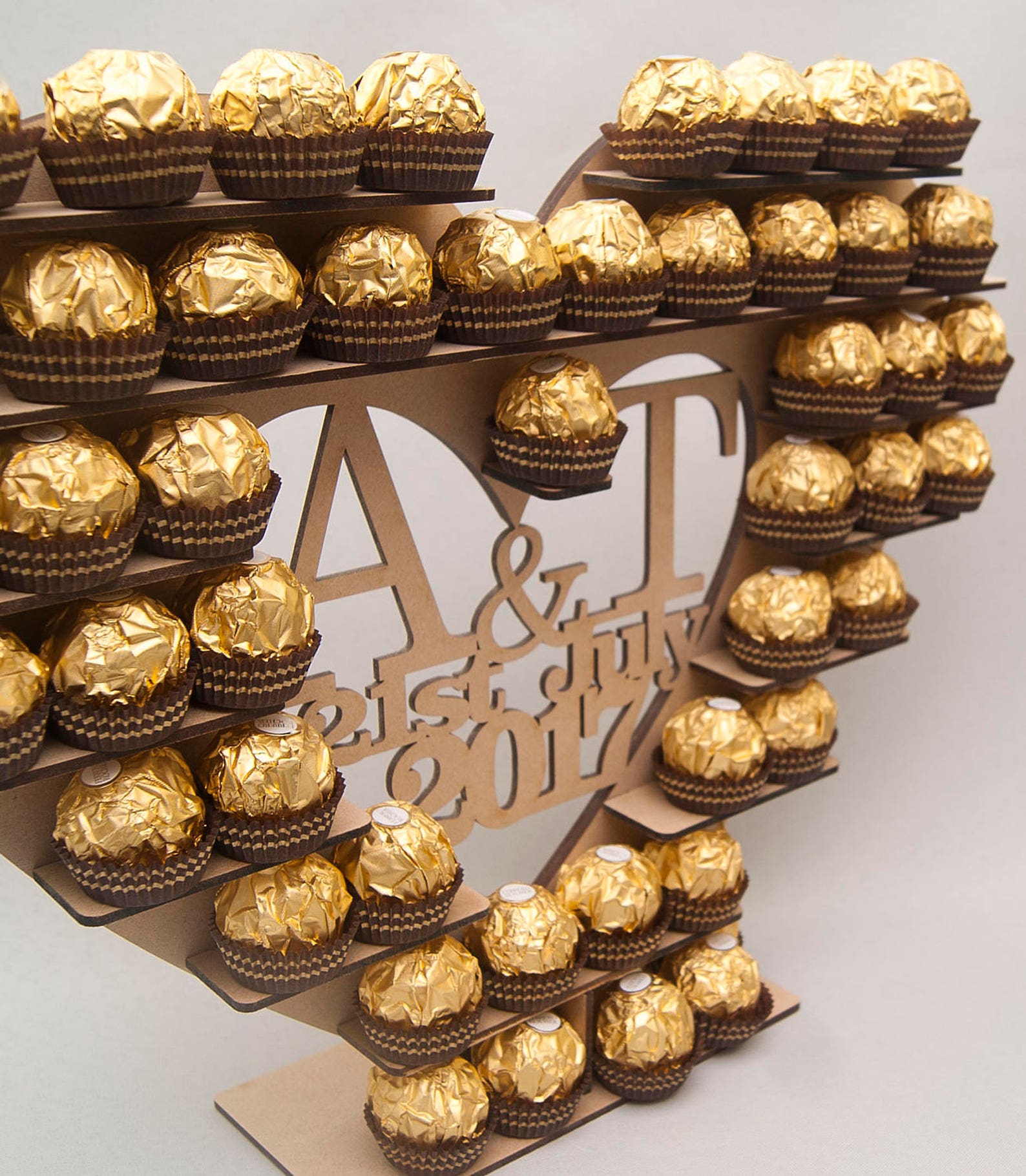 Personalised Ferrero Rocher Wedding Display Stand Ferrero - Etsy