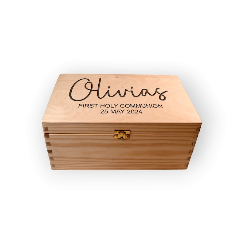 First Holy Communion Gift Box, Memory Box, 1st Communion Keepsake Box ...