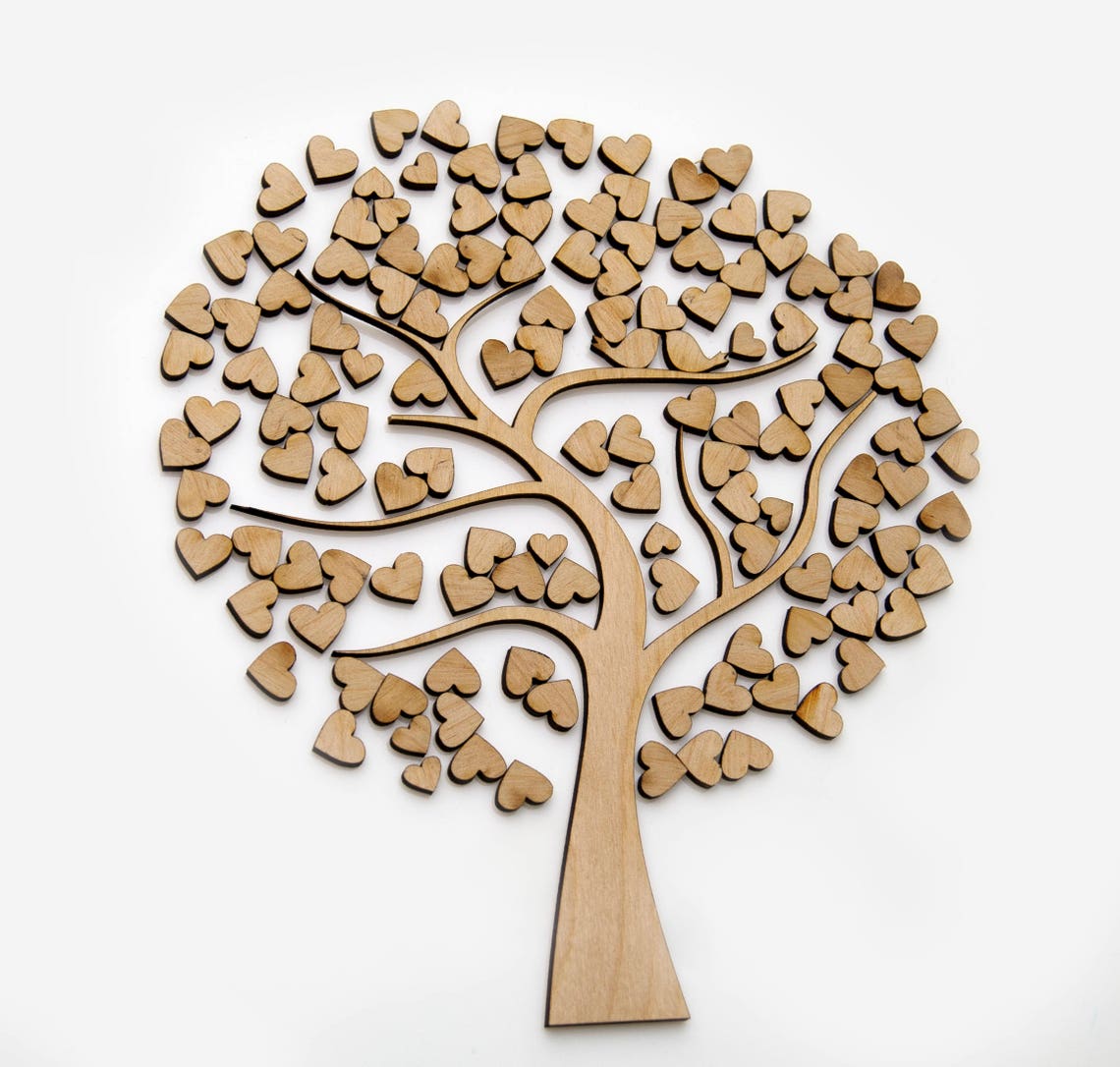 Family Tree / Frame Laser Cut / Birchwood Tree/ MDF Tree / | Etsy