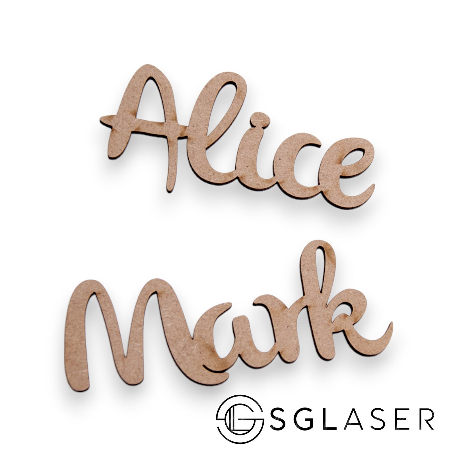 Wooden Place Settings Names, Wooden Wedding Sign, Wedding Names ...