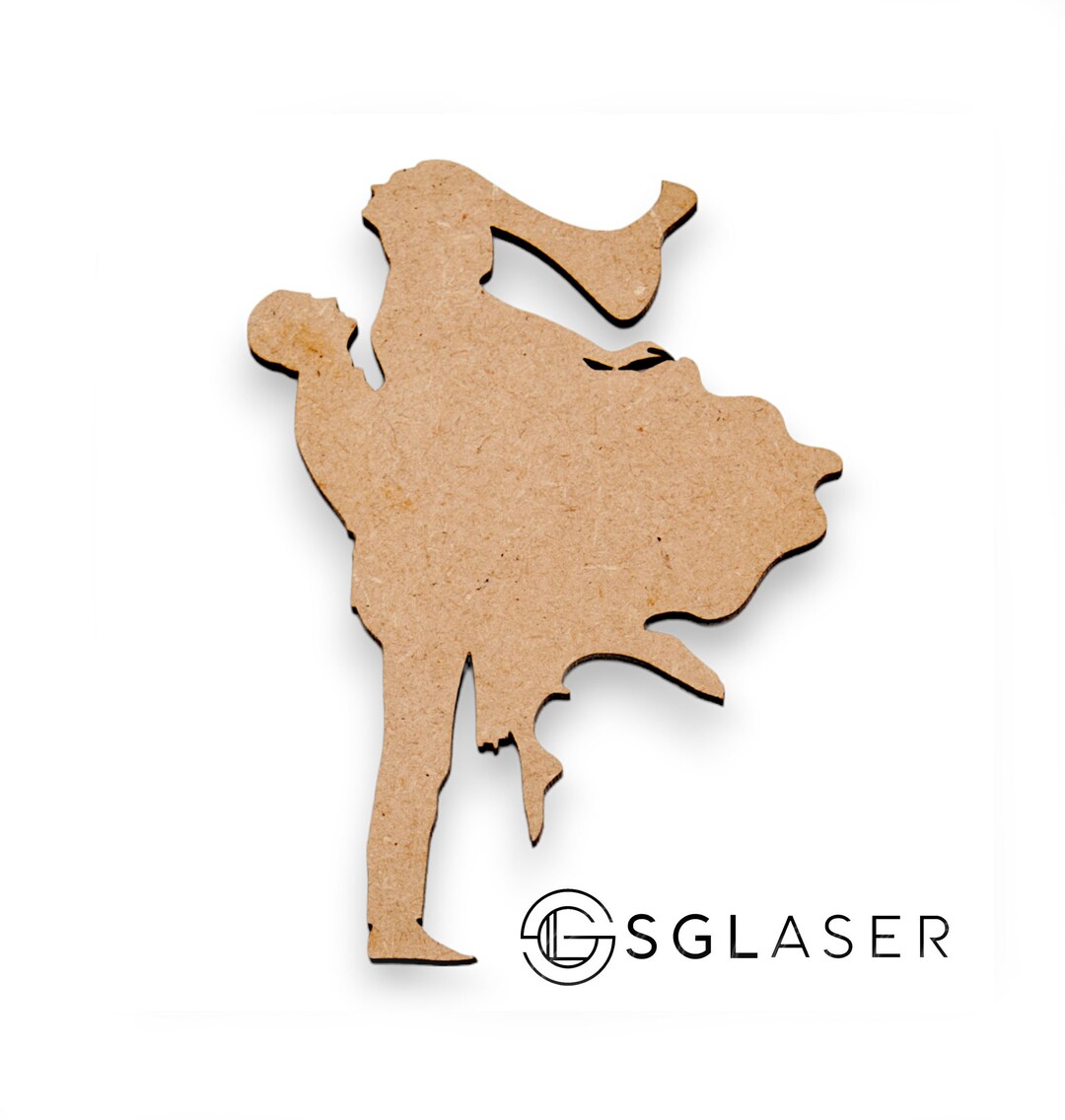 MDF Wood Wooden Shape Shapes Bride Groom Couple Cutout Craft Wedding ...