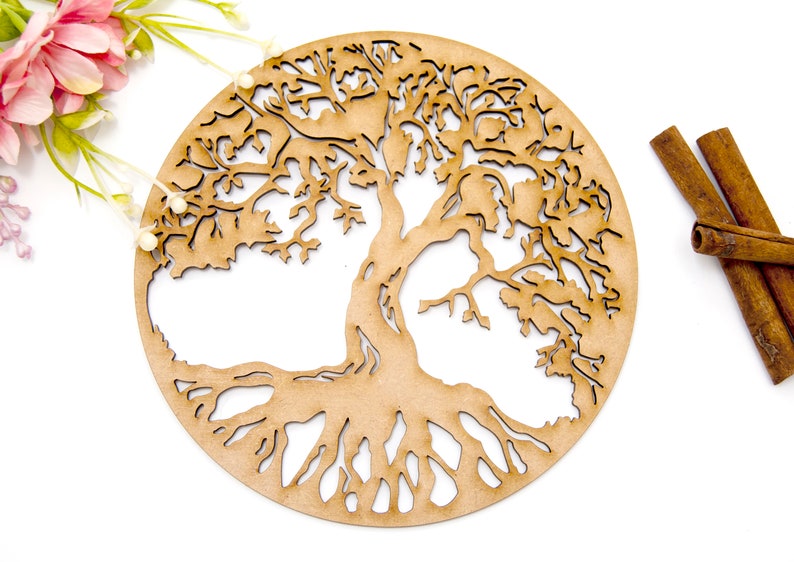 T310 Frame Tree Frames Crafts MDF Tree Family Tree Wood - Etsy