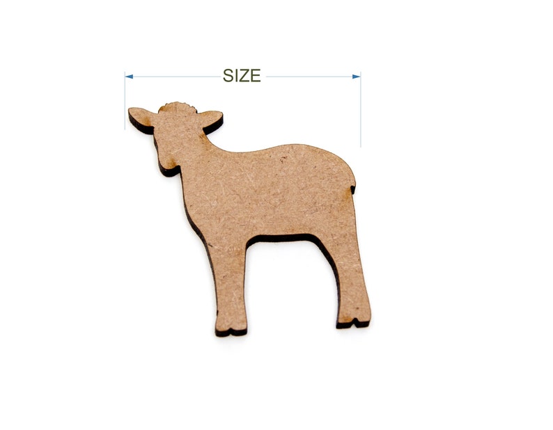 Sheep Craft Shape 5pack Craft Shapes Wooden Sheep MDF - Etsy