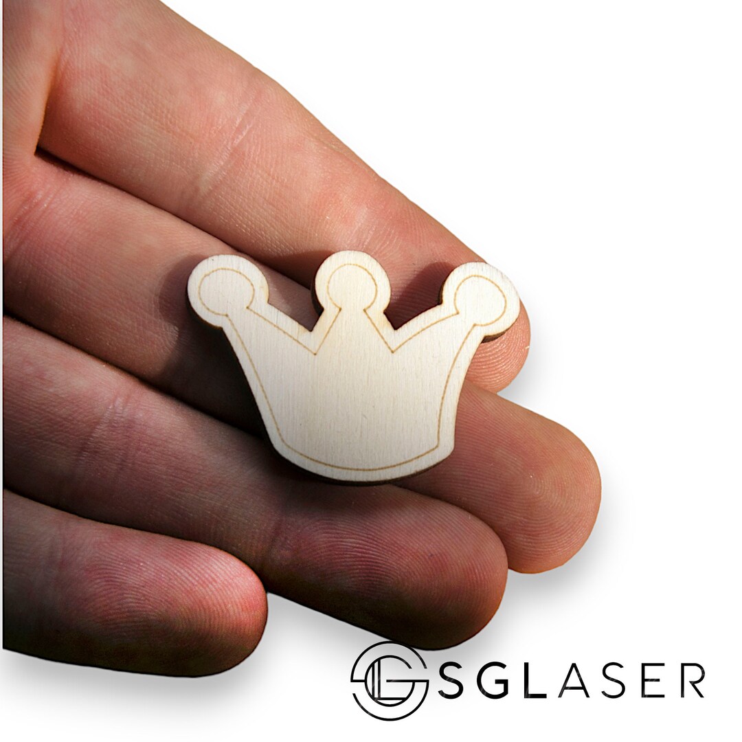 10pcs Wooden CROWNS Shape Craft Craft Supplies,diy Wedding, Wedding ...