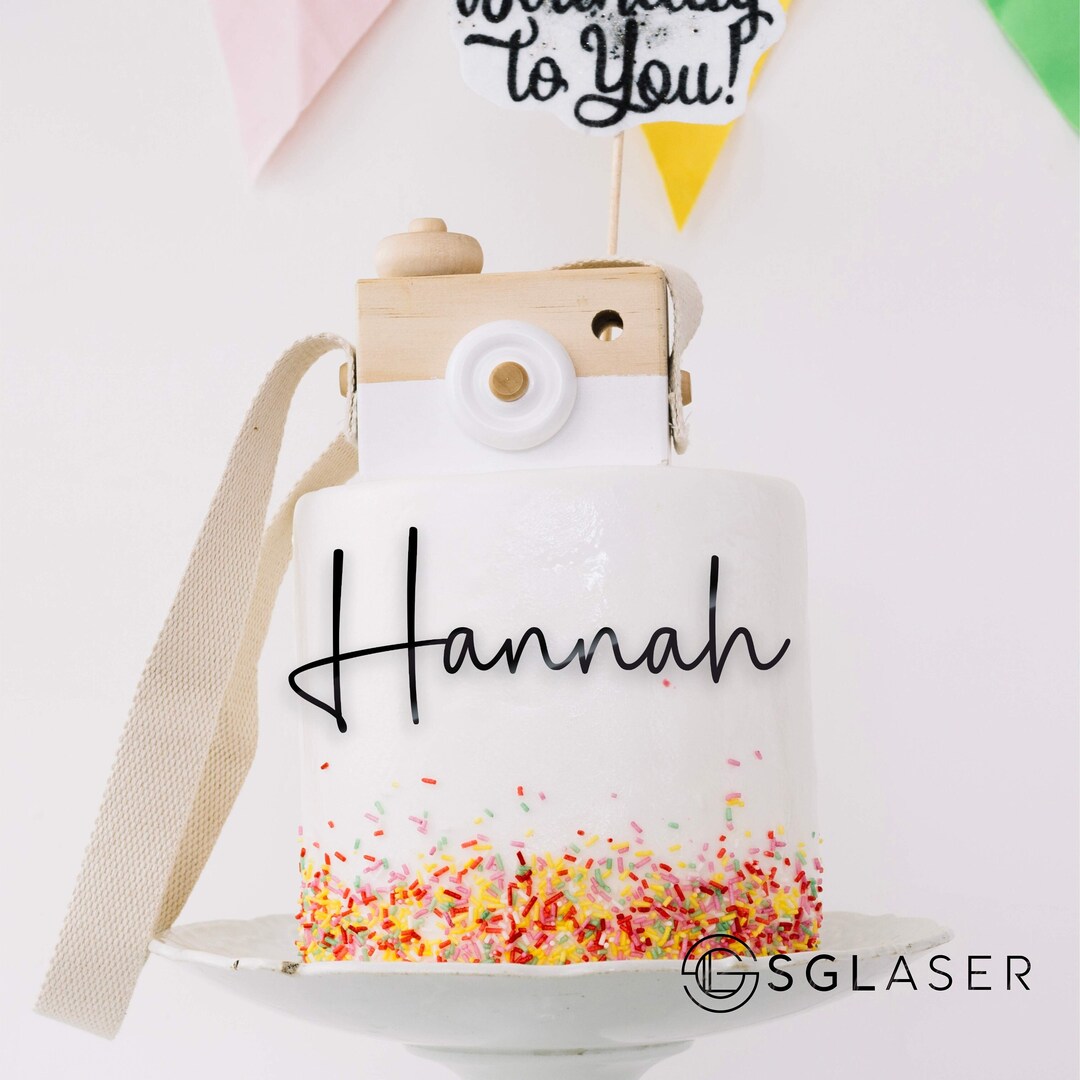 Cake Name Topper | Cake Topper | Custom Cake Toppers | Cake Charms ...