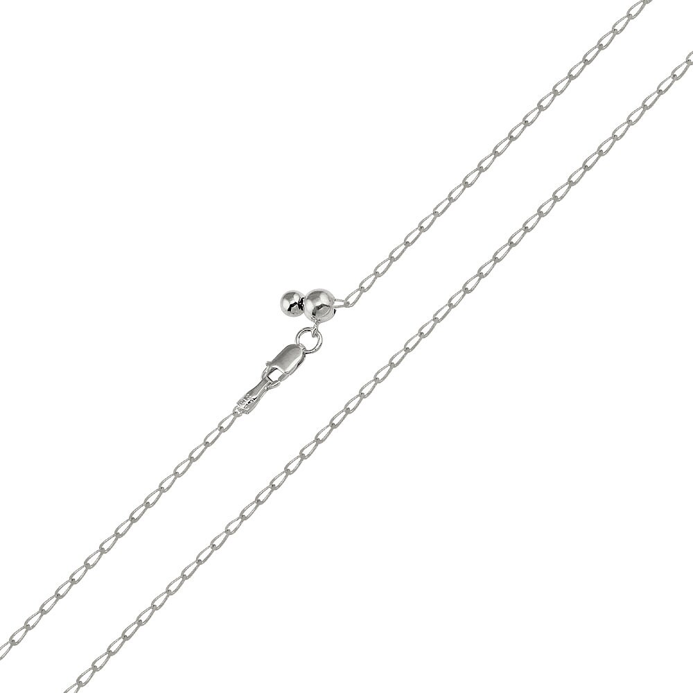 Adjustable Silver Chain Necklace - Etsy