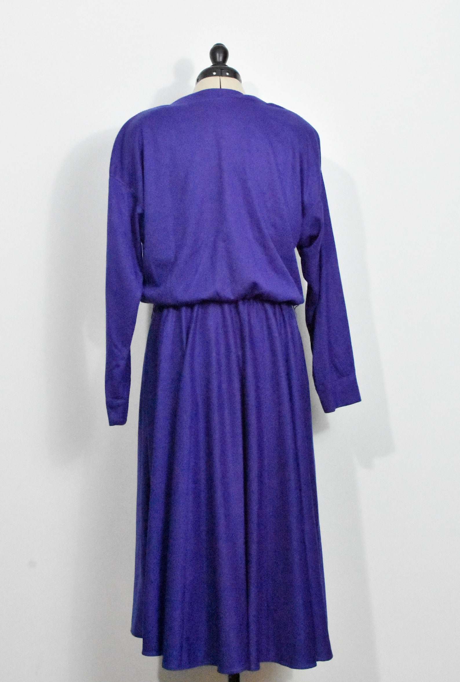 Positive Attitude Purple 80s Dress | Etsy