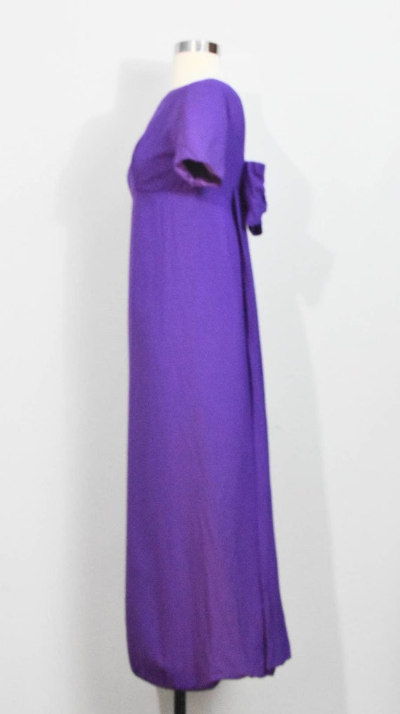 Emma Domb Purple 60s Maxi Dress - Gem