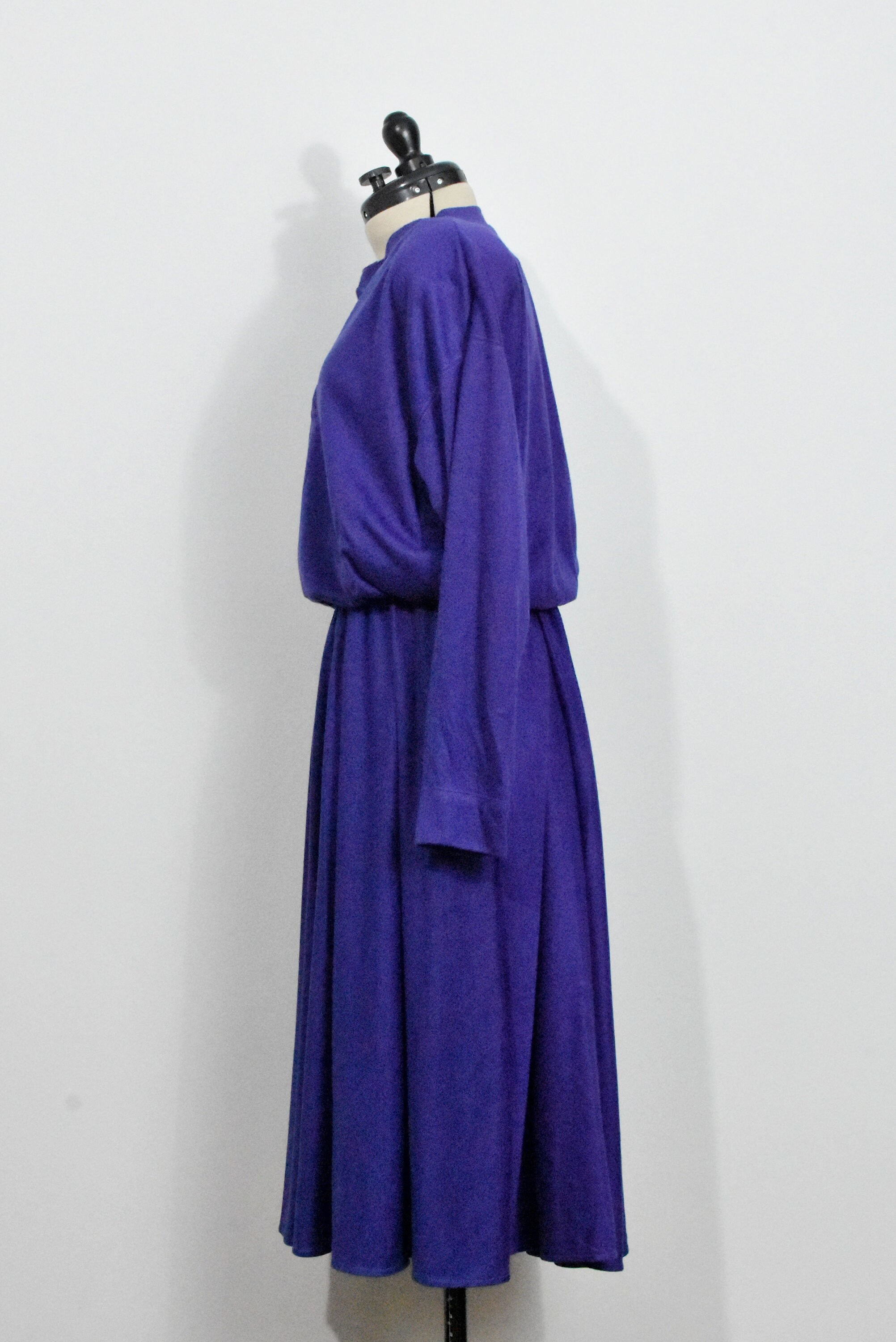 Positive Attitude Purple 80s Dress | Etsy