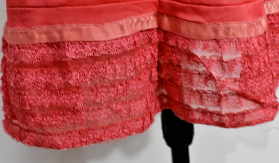 Red Half Slip with Ruffle Hem - Gem