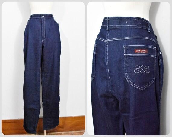 Lord Isaacs Dark Wash 80s Jeans - Gem