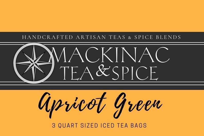 APRICOT GREEN | Iced Teazers | 3- Cold Brew Quart Sized Tea Bags - Etsy