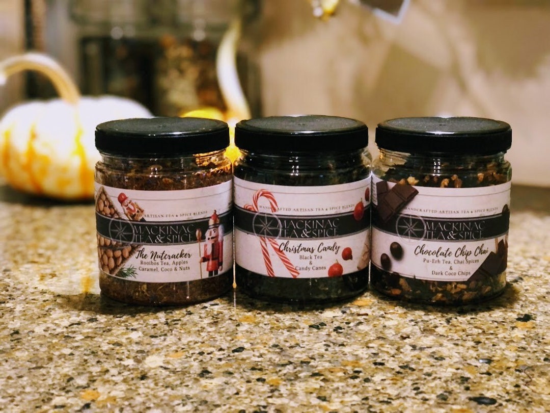 CHRISTMAS TEAS Loose Leaf Tea Candy Cane, Chocolate Chip Chai a Great ...