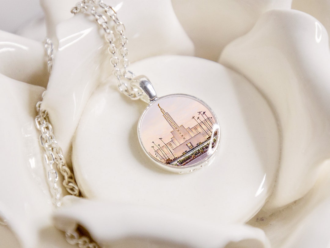 Los Angeles Temple: Necklace, Bracelet, Zipper Pull or Tie Tack/pin LDS ...