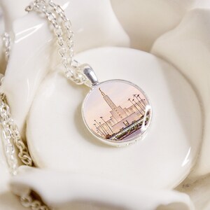 Los Angeles Temple: Necklace, Bracelet, Zipper Pull or Tie Tack/pin LDS ...