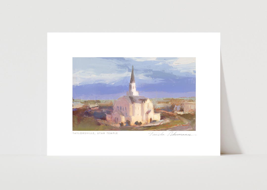 Taylorsville, Utah LDS Temple Print - Etsy