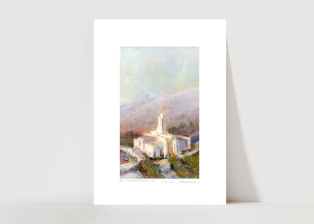 Mount Timpanogos, Utah LDS Temple Print - Etsy