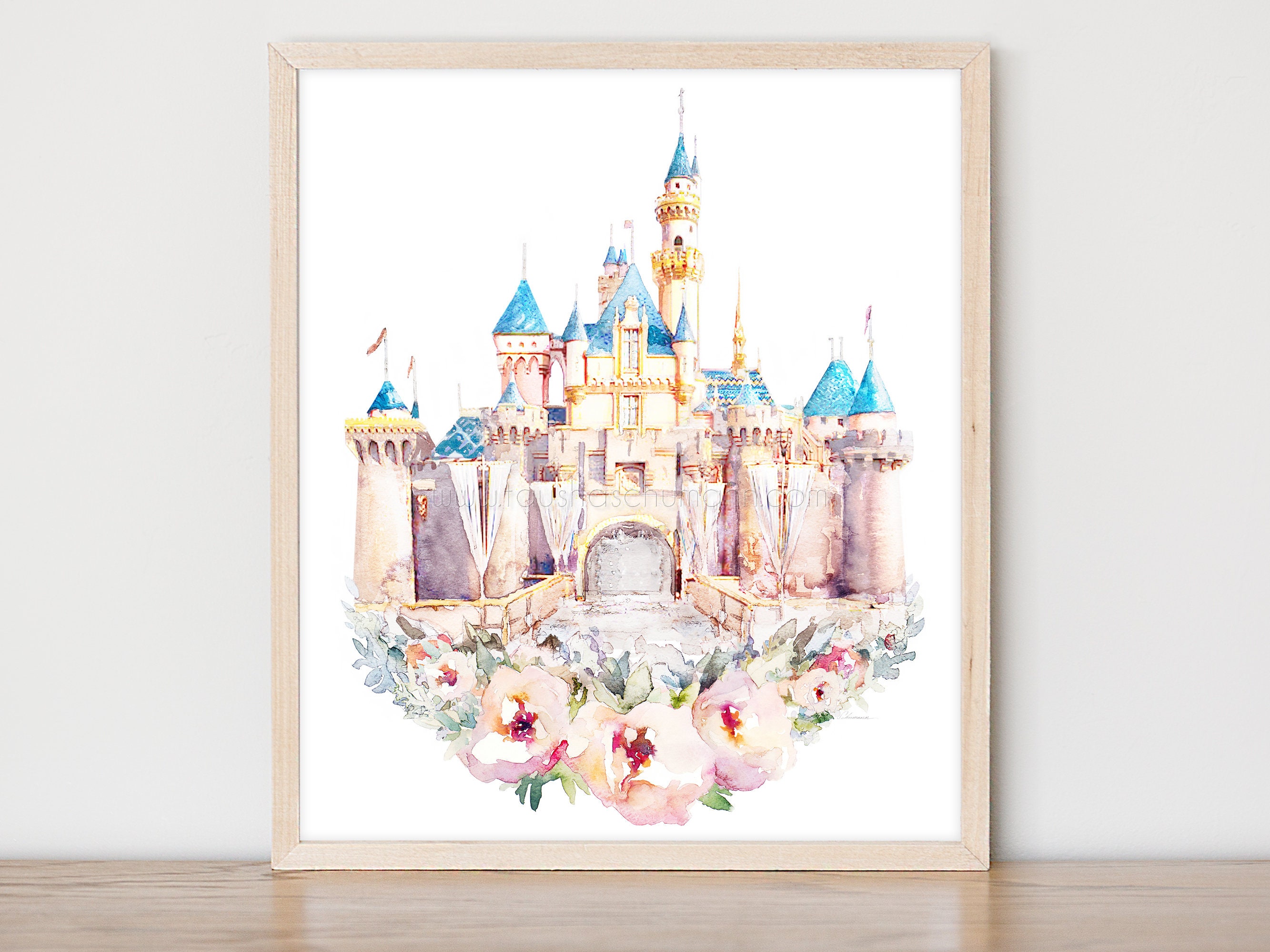 Disney Watercolor Castle