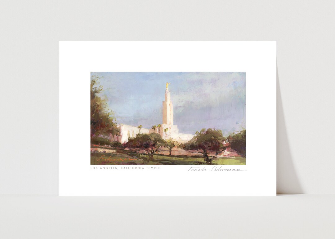 Los Angeles, California LDS Temple Print - Etsy
