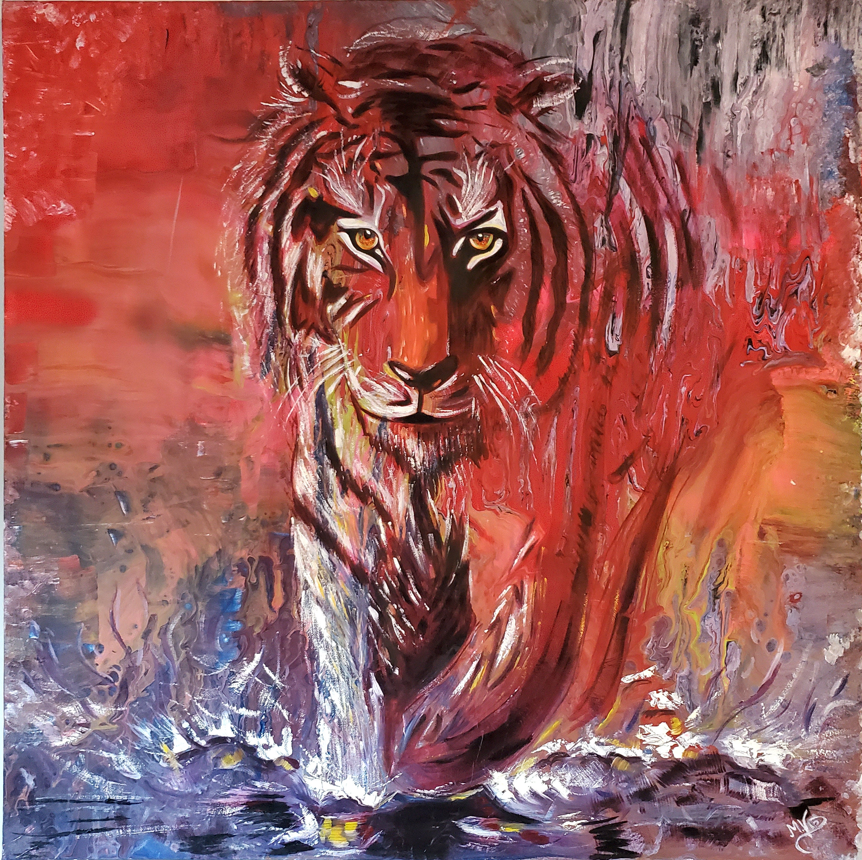 Modern Tiger Paintings
