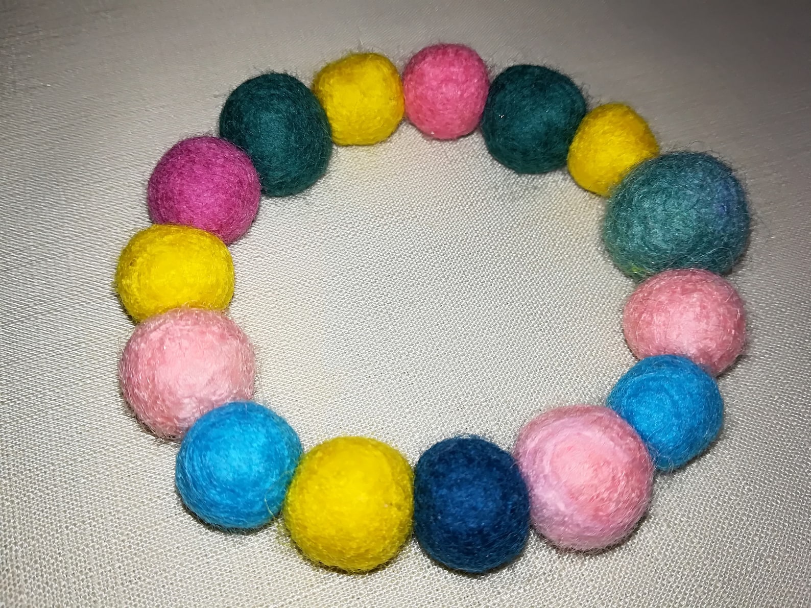 Felted Bead Bracelet Merino Wool Bracelet Boho Bracelet - Etsy UK