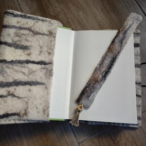 Felt Book Cover, Felted Cover for a Notebook, Sketchbook Cover ...