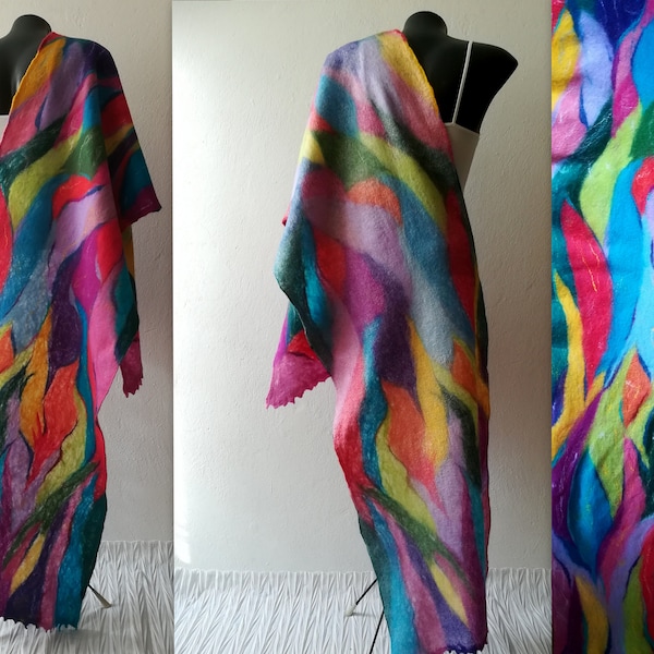 Nuno Felt Scarf - Etsy