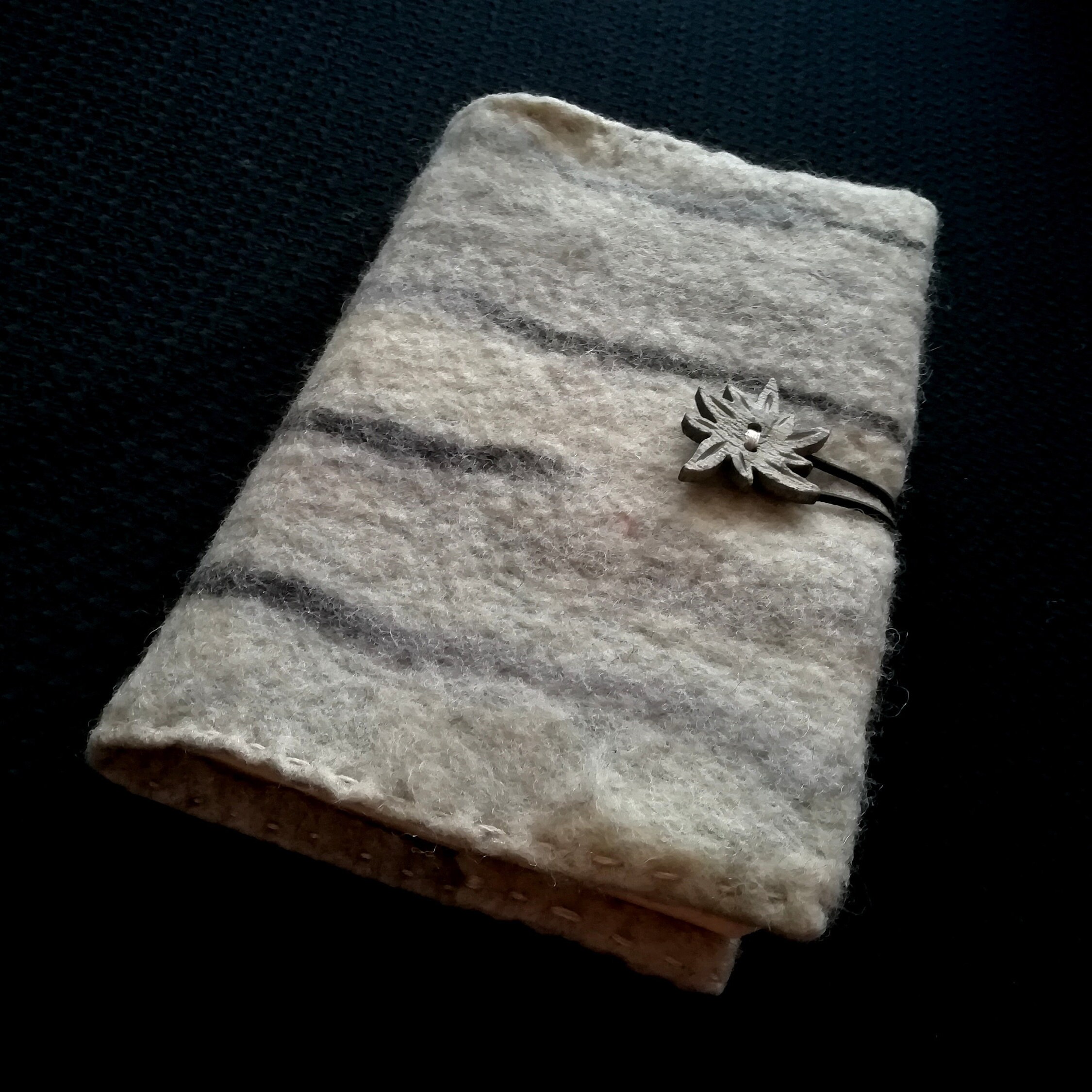 Felt Book Cover, Felted Cover for a Notebook, Sketchbook Cover ...