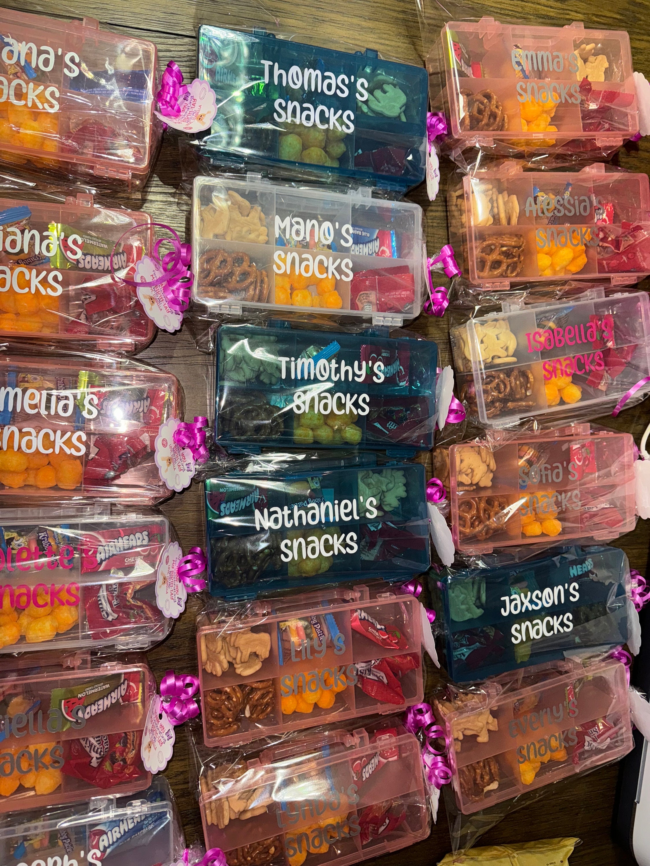 Snackle Boxes - Personalized - Etsy