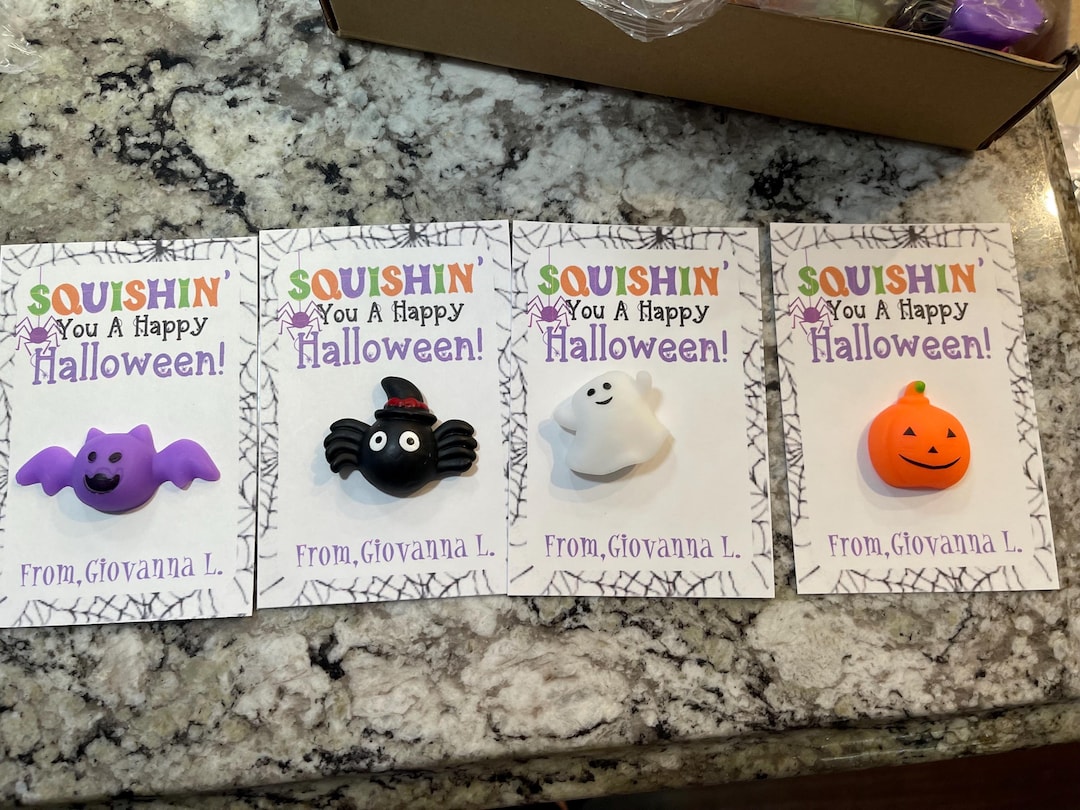 Halloween Squishy Class Handouts - Etsy