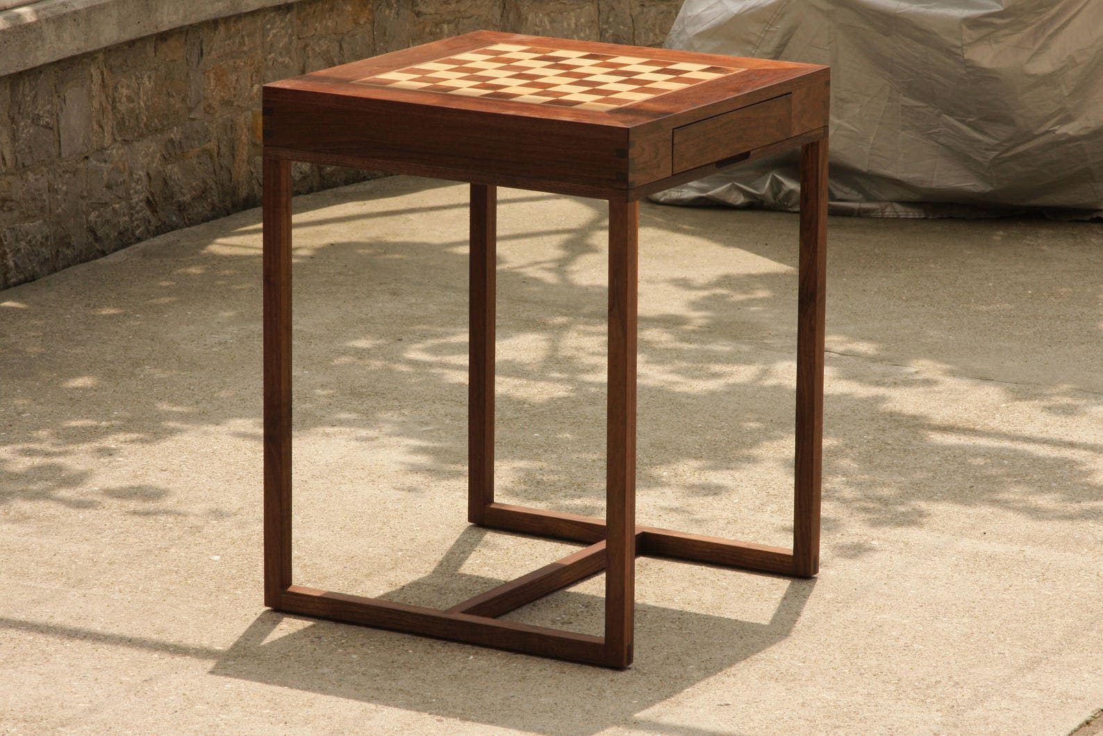 Chess Table With Drawer 2 - Etsy