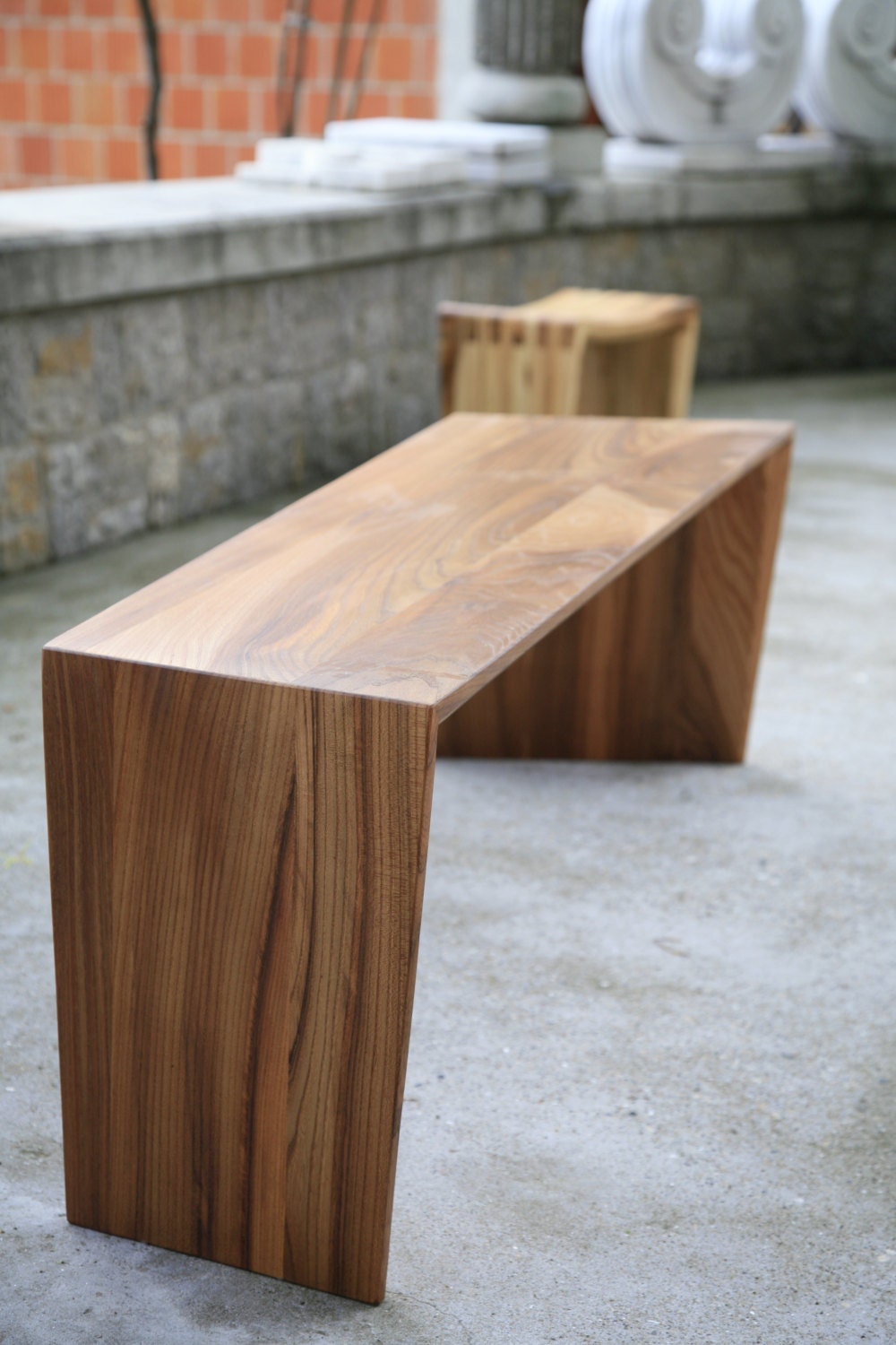 Asymmetrical Bench - Bigger Version - Etsy