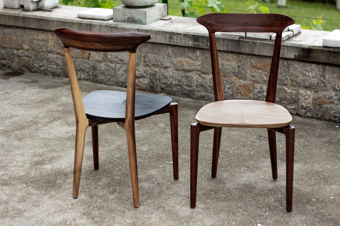 Elegant Japanese Style Chair With Back - Etsy