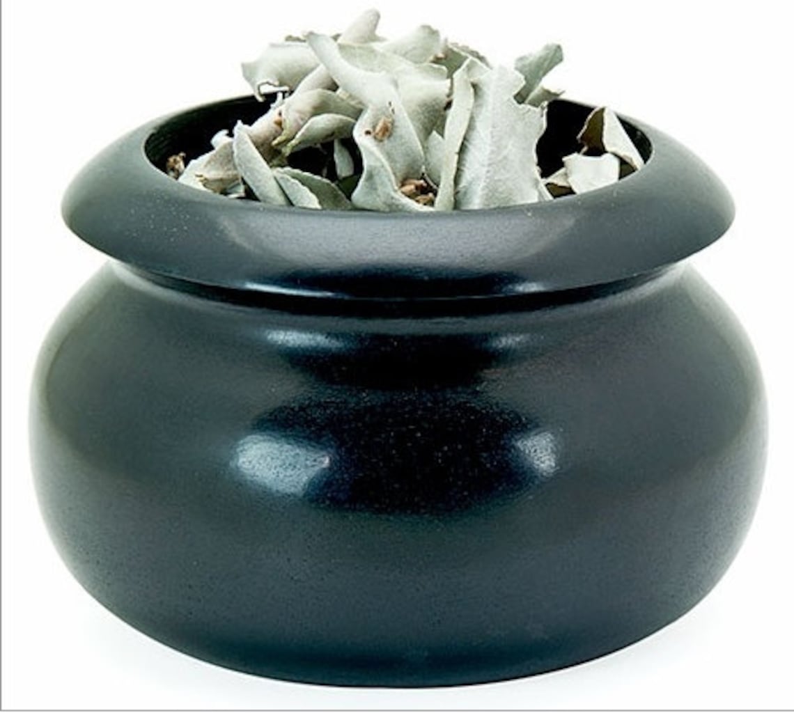 Smudge Pot Black free Shipping - Etsy